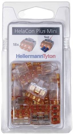 HellermannTyton 148-90055 povezna stezaljka 2.5 mm² 3-polna (pak. 18 kom)