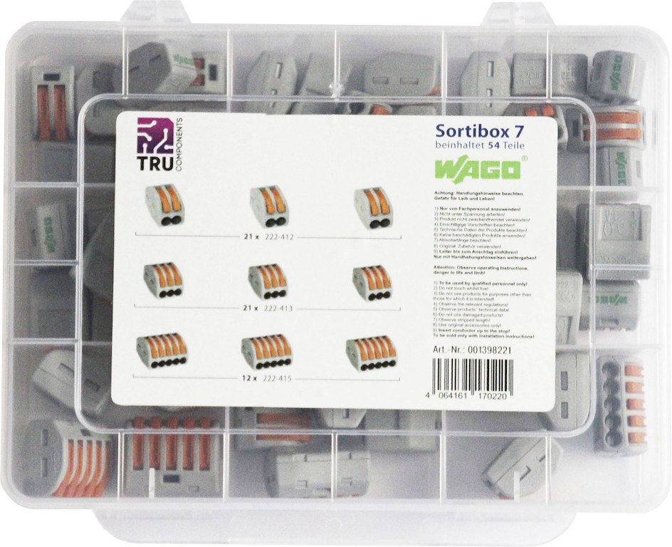 WAGO WA-741-744 komplet poveznih stezaljki 2.5 mm² (pak. 54 kom)