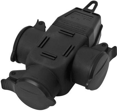 InterBär 9007-004.01 3-delna utičnica 230 V