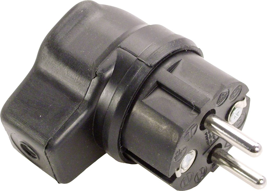 AS Schwabe 62207 ugaoni šuko utikač 230 V