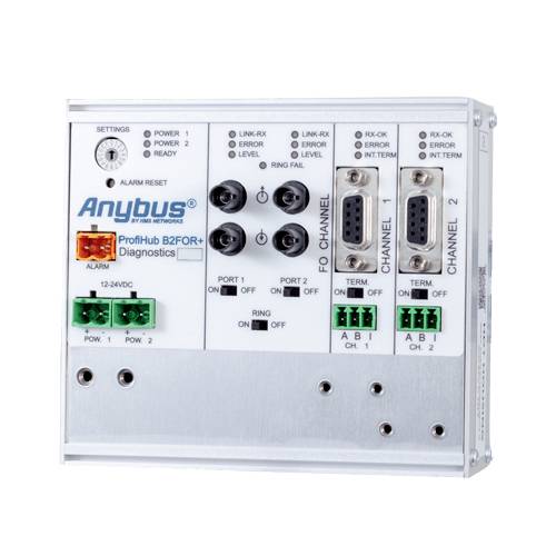 Anybus 17220 repetitor Profibus, steklena vlakna, RS-485 12 V/DC, 24 V/DC