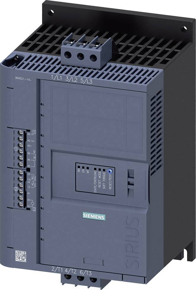 Siemens 3RW5217-1AC14 meki starter 200 V, 480 V 38 A 18.5 kW 400 V IP00