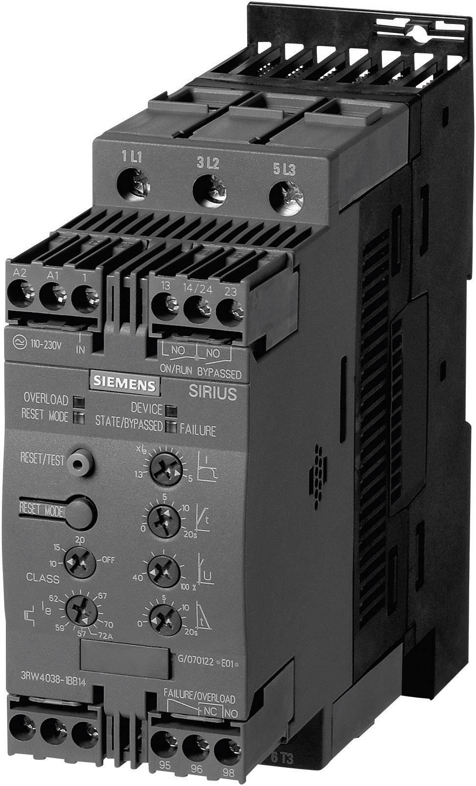 Siemens 3RW4036-1BB14 400 V/AC 45 A 22 kW 400 V IP00