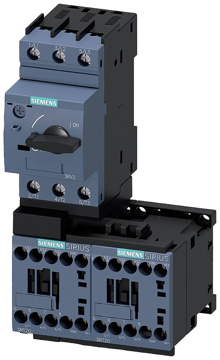 Siemens 3RA2210-1GA15-2BB4 reverzibilni starter (kombinacija) 690 V 4.9 A 2.2 kW 400 V IP20