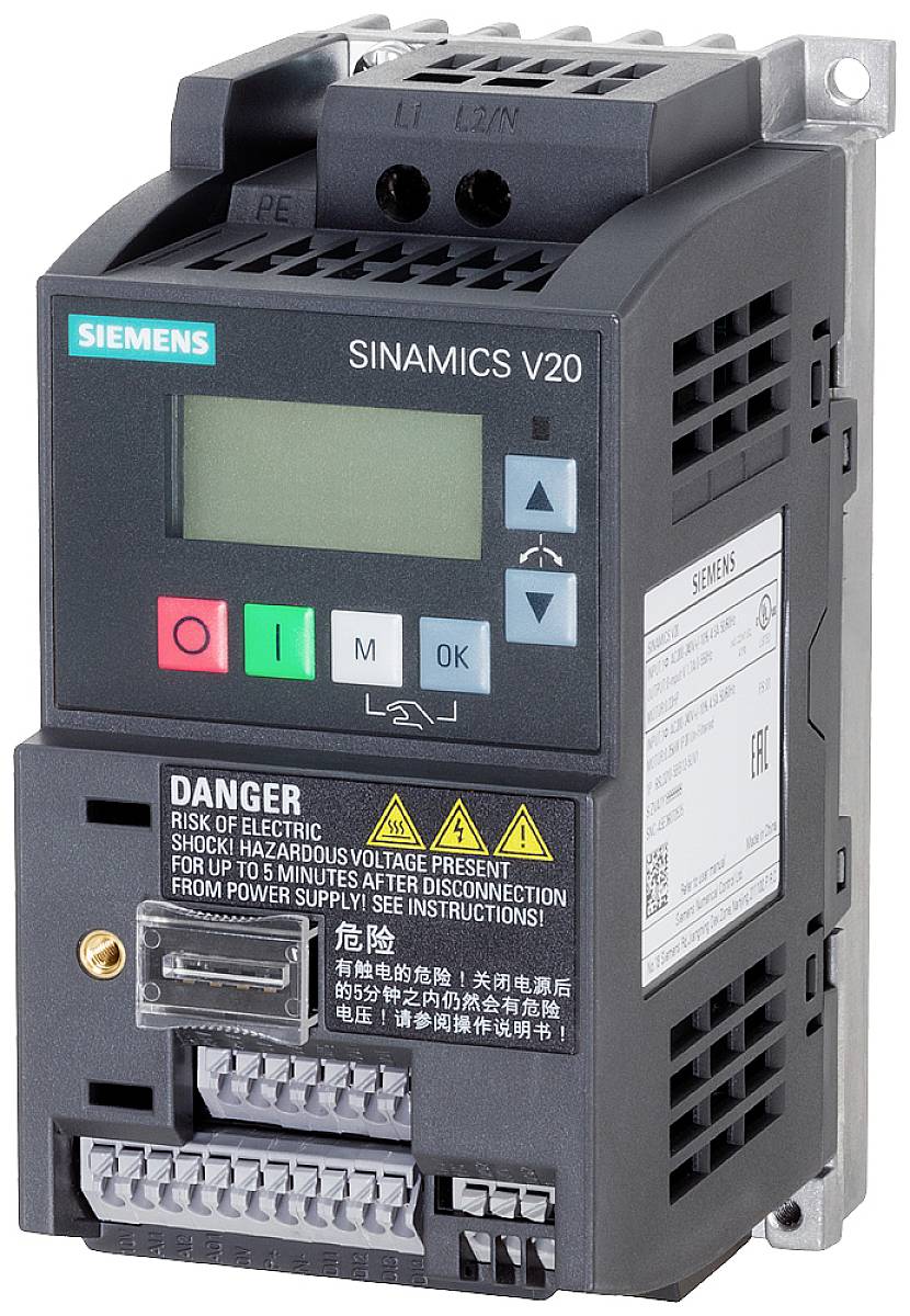 Siemens 6SL3210-5BB12-5BV1 osnovni pretvarač 0.25 kW 200 V, 240 V