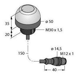 Turck K50APTGRXD5QP-91415 senzor za pozicioniranje