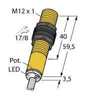 Turck BC3-S12-AN6X kapacitivni senzor NPN, NO