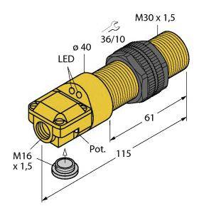 Turck BC10-P30SR-VN4X2 kapacitivni senzor NPN