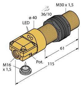 Turck BC10-P30SR-VP4X2 kapacitivni senzor PNP