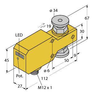 Turck FCI-34D10A4P-ARX-H1140 Inline senzor