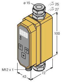 Turck FCMI-15D12DYA4P-LIUP8X-H1141/S1352 senzor protoka