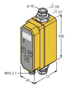 Turck FCMI-10D08DYA4P-LIUP8X-H1141 senzor protoka