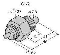 Turck FCS-G1/2A4-NA 10M potapajući senzor