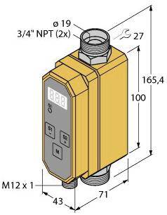 Turck FTCI-N3/4D19A4P-2ARX-H1160 Inline senzor
