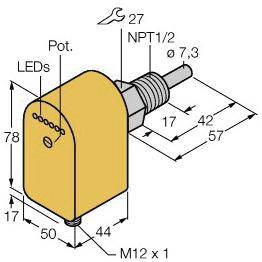 Turck FCS-N1/2A4P-LIX-H1141 potapajući senzor