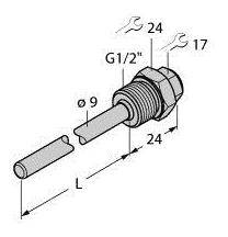Turck THW-6-G1/2-A4-L080 senzor nivoa/protoka