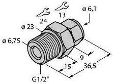 Turck CF-M-6-G1/2-A4 senzor nivoa/protoka