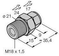 Turck CF-M-6-M18-A4 senzor nivoa/protoka