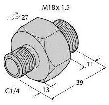 Turck FCA-FCST-G1/4-A4 senzor nivoa/protoka