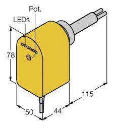 Turck FCS-HA2P-VRX/24VDC/AL115 6M potapajući senzor