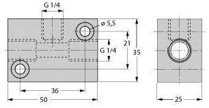 Turck FCI-1/4-1/4-1/4-A4 senzor nivoa/protoka