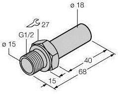 Turck FTCI-G1/2A4-D18/L068 senzor nivoa/protoka
