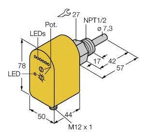 Turck FTCS-N1/2A4P-2AP8X-H1140 potapajući senzor