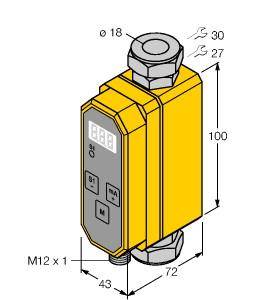 Turck FTCI-18D15A4P-LIUP8X-H1141 Inline senzor