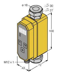 Turck FTCI-18D15A4P-2UP8X-H1141 Inline senzor