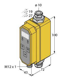 Turck FTCI-10D10A4P-2UP8X-H1141 Inline senzor
