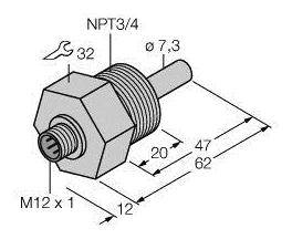 Turck FCS-N3/4A4-NA-H1141 potapajući senzor