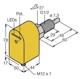 Turck FCS-GL1/2A4P-AP8X-H1141 potapajući senzor