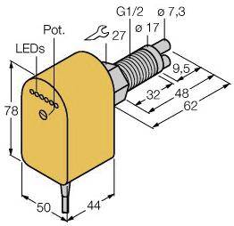 Turck FCS-GL1/2A2P-VRX/230VAC/A potapajući senzor