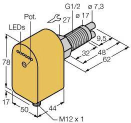 Turck FCS-GL1/2A2P-LIX-H1141/A potapajući senzor
