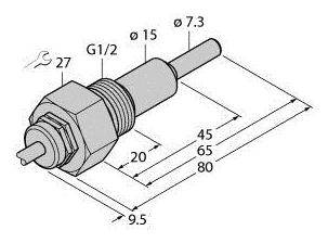 Turck FCS-G1/2HC4-NAEX0/L065 potapajući senzor