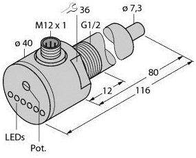 Turck FCS-G1/2A4-AP8X-H1141/L080 potapajući senzor
