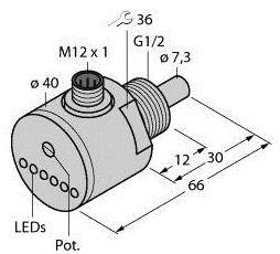 Turck FCS-G1/2A4-AP8X-H1141/D030 potapajući senzor