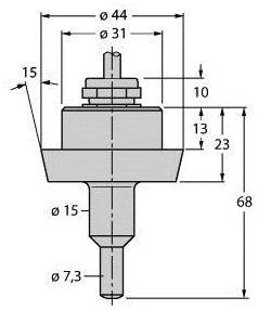 Turck FCS-DN25A4-NA/D100 potapajući senzor