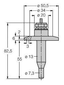 Turck FCS-50A4-NA/D014 potapajući senzor