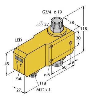 Turck FCI-D20A4P-LIX-H1141 Inline senzor