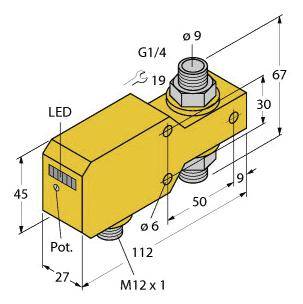 Turck FCI-D10A4P-LIX-H1141/A Inline senzor