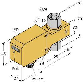Turck FCI-D06CTP-AP8X-H1141 Inline senzor