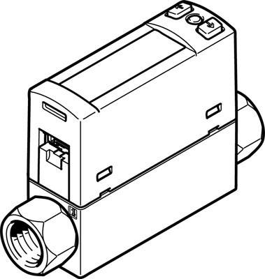 FESTO SFAH-100U-G14FS-PNLK-PNVBA-M8 senzor protoka