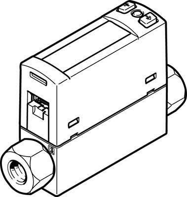 FESTO SFAH-50U-G18FS-PNLK-PNVBA-M8 senzor protoka