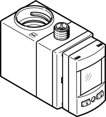 FESTO SFAW-32T-X-E-PNLK-PNVBA-M12 senzor protoka