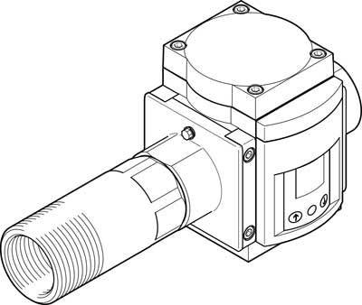 FESTO SFAM-90-15000L-TG112-2SV-M12 senzor protoka