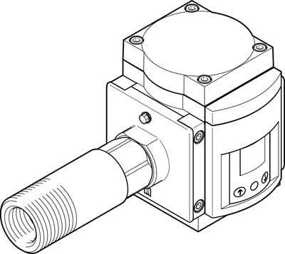 FESTO SFAM-90-5000L-TG1-2SV-M12 senzor protoka