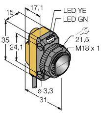 Turck QS186LE10 W/30 senzor za optička vlakna