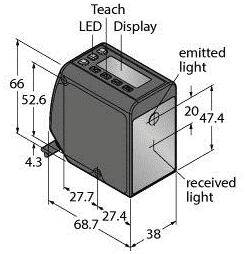 Turck LTF24IC2LD senzor za optička vlakna