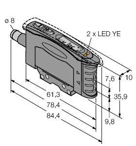 Turck D10INFPGQ senzor za optička vlakna